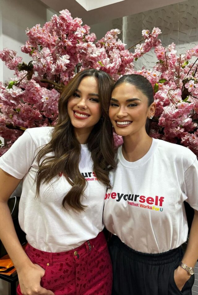 Catriona Gray And Pia Wurtzbach Reunite For A Cause Wearing Modern Day